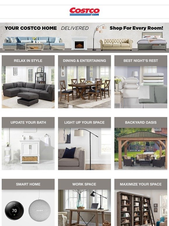 Costco: Your Costco Home Delivered. Shop for Every Room! | Milled