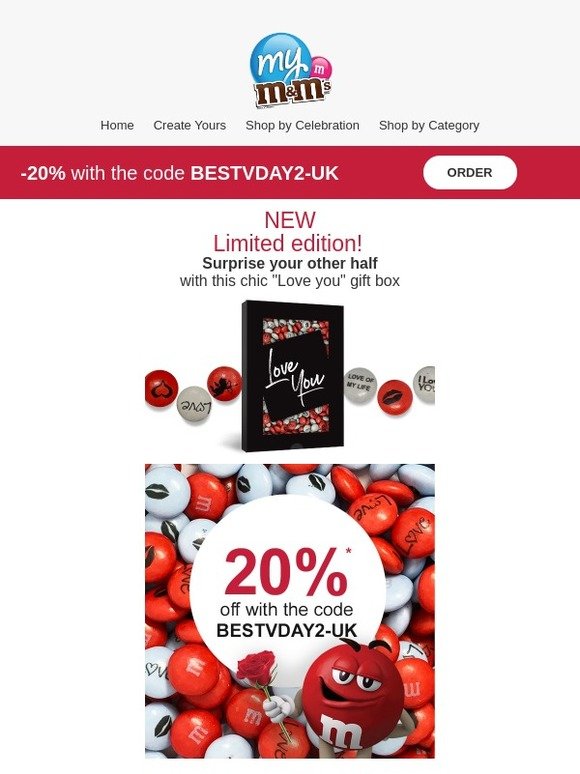 M&M's: 💝 Say "I love you" with M&M's®! | Milled