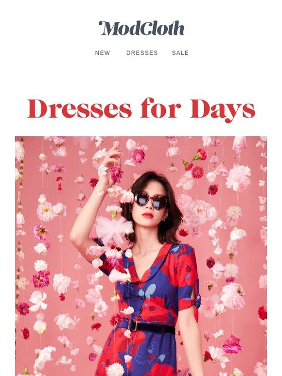Modcloth: What’s in bloom? Dresses for every occasion. | Milled