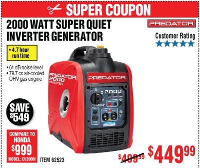 Harbor Freight: Shop all our Generator options and more | Milled