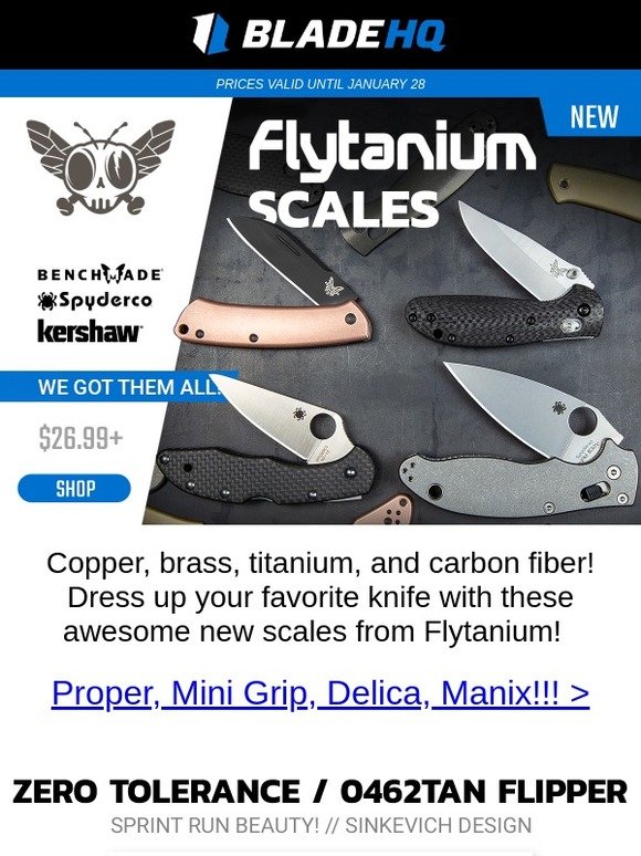 Blade HQ: Customize Your Favorite Knives | Milled