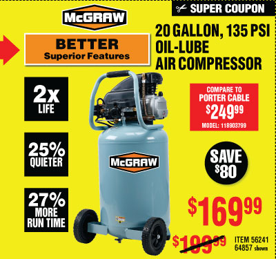 Harbor Freight: You'll like this! Superior Air Compressors are Here ...