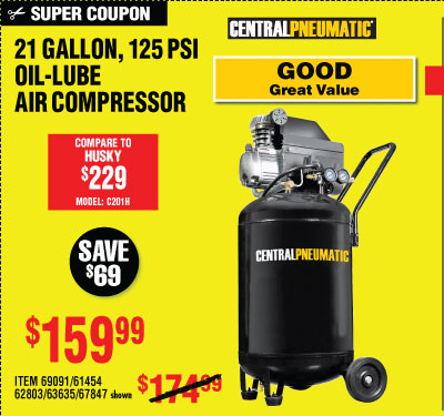 Harbor Freight: You'll like this! Superior Air Compressors are Here ...