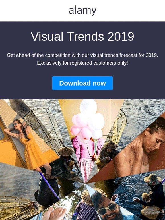 Alamy: Top Secret: Visual Trends 2019 | Milled