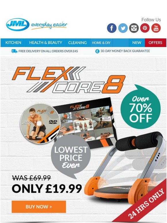 JML: Save 70% on Flex Core 8! Now only £19.99 | Milled