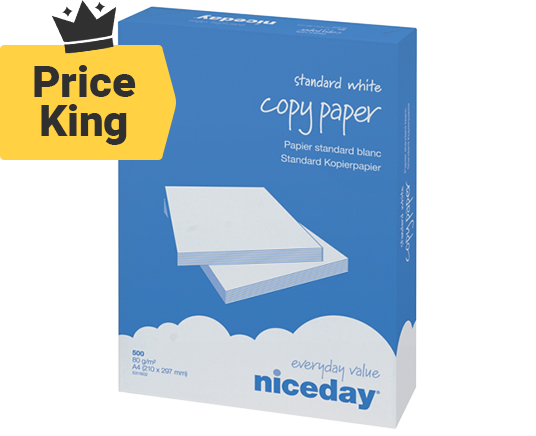 Viking: niceday copy paper A4 80gsm now only £2.29 per ream | Milled