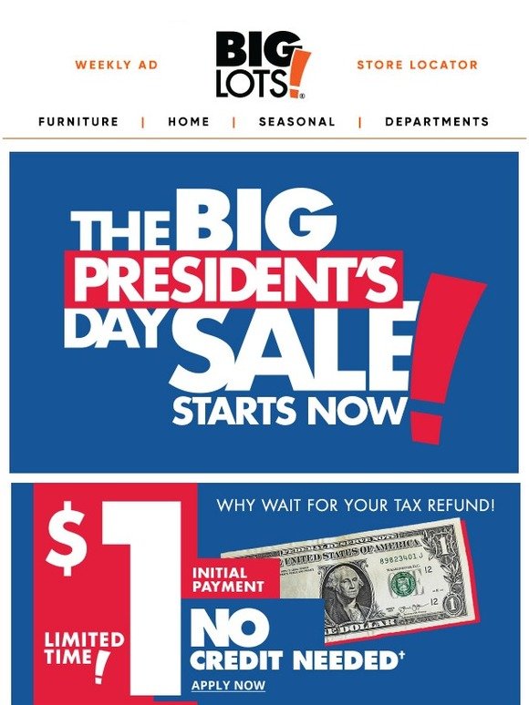 Big Lots: Take it home today for $1! | Milled