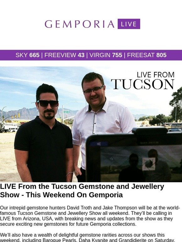 Gemporia: We're LIVE From the Tucson Gemstone & Jewellery Show This ...