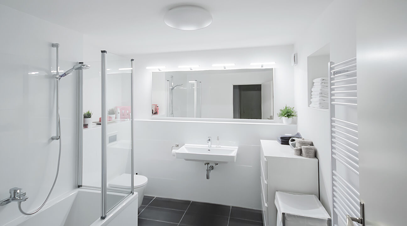 IKEA Hackers: Hack of the week - a big but minimal bathroom mirror with ...