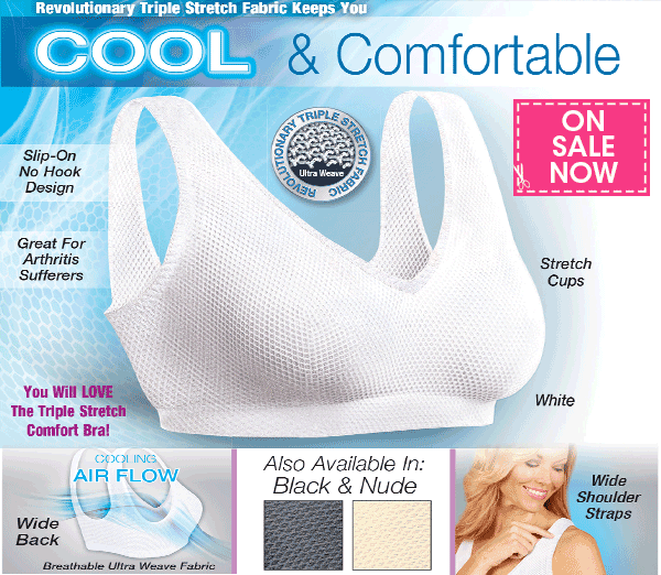 Dream Products: Featuring Our Cool & Comfortable Triple Stretch Bra ...