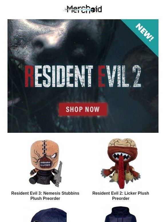 Merchoid: NEW Resident Evil Merchandise | Milled