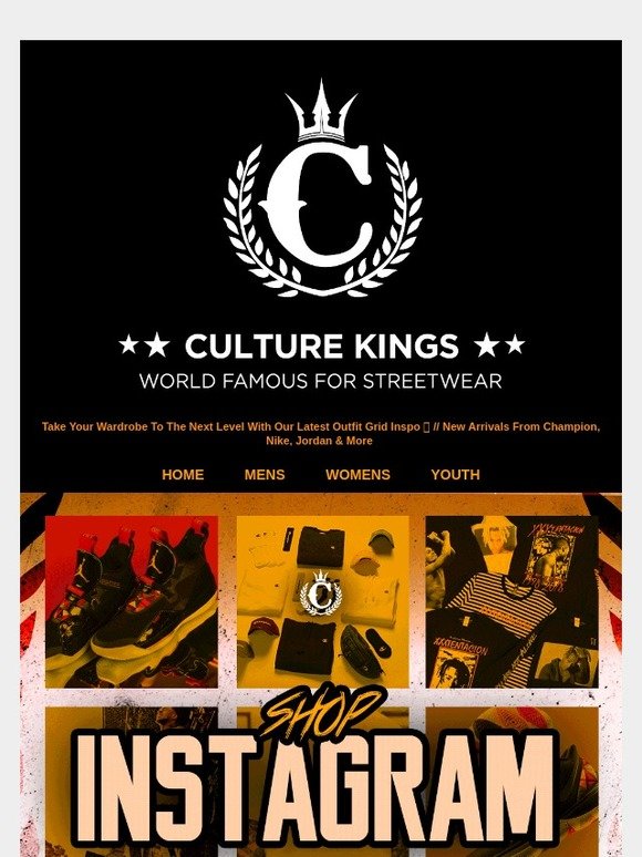 Culture Kings: Shop Insta: New Drops You Can't Miss 🔥 | Milled
