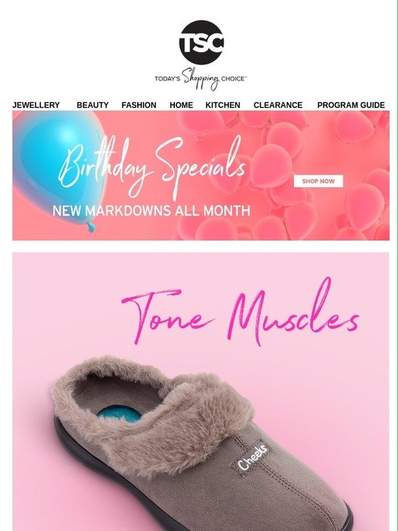 The Shopping Channel: Save Now on Tony Little Cheeks Fit Body Slipper ...