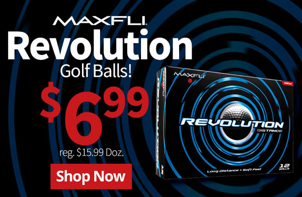 GolfWorks: Maxfli Revolution Distance Golf Balls Sale | Milled