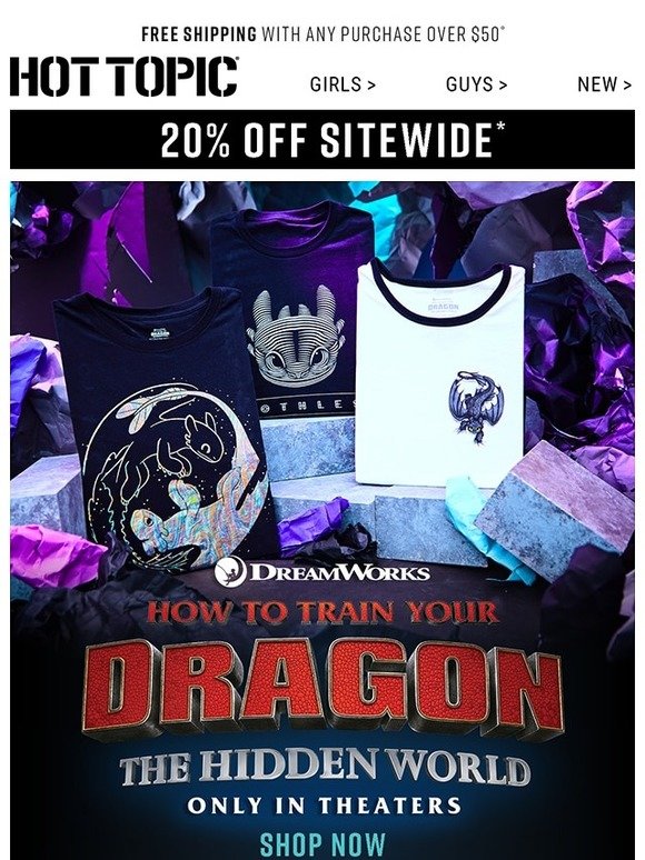 Hot Topic: How to train your dragon step 1: Grab this merch. | Milled