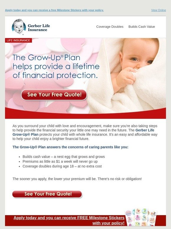 Gerber Life: ♥ You'll love the Grow-Up® Plan | Milled