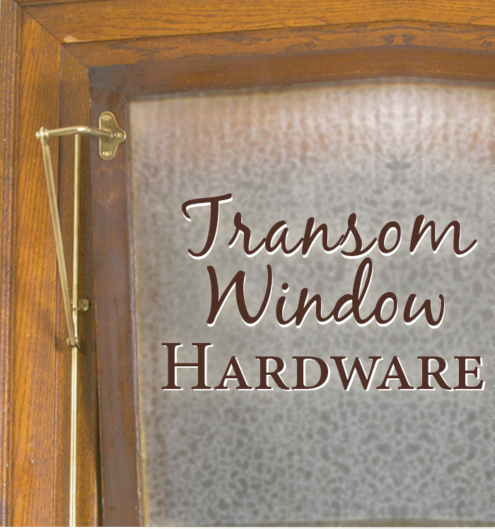 Van Dyke's Restorers: Sunday Spotlight: Transom Window Hardware! | Milled