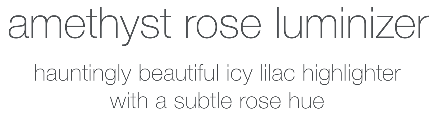 RMS Beauty: NOW AVAILABLE - amethyst rose luminizer | Milled