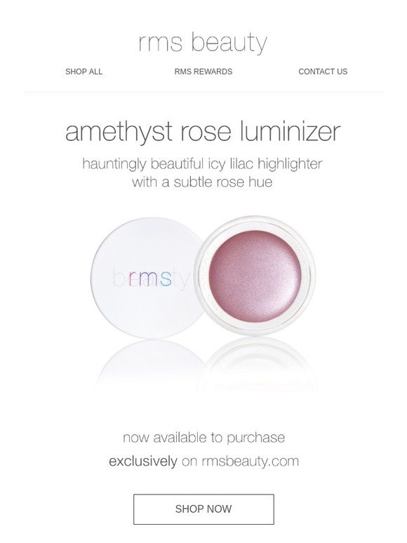 RMS Beauty: NOW AVAILABLE - amethyst rose luminizer | Milled