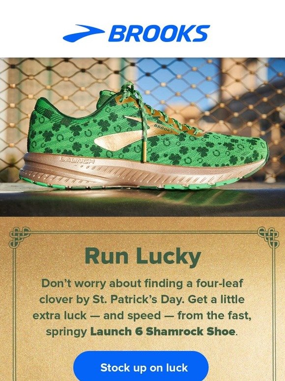 Brooks Running: The Launch 6 Shamrock Shoe is finally here. | Milled