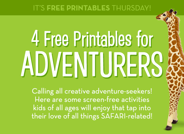 Melissa & Doug: Here are your 4 free printables for the weekend! | Milled