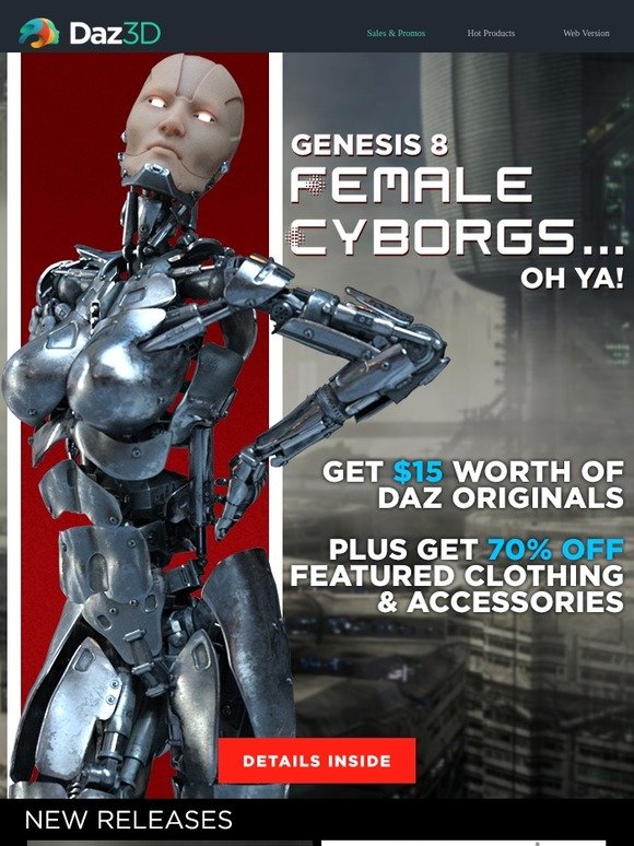 DAZ 3D: Genesis 8 Female Cyborgs... Oh ya! | Milled