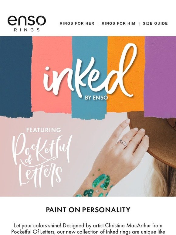 Enso Rings: The new Inked collection has arrived | Milled