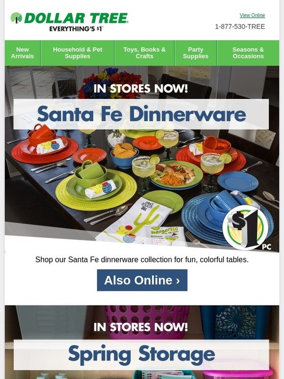 Dollar Tree: Santa Fe Dinnerware is BACK! | Milled