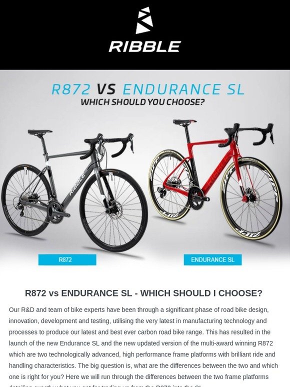 Ribble Cycles: R872 vs Endurance SL | Milled