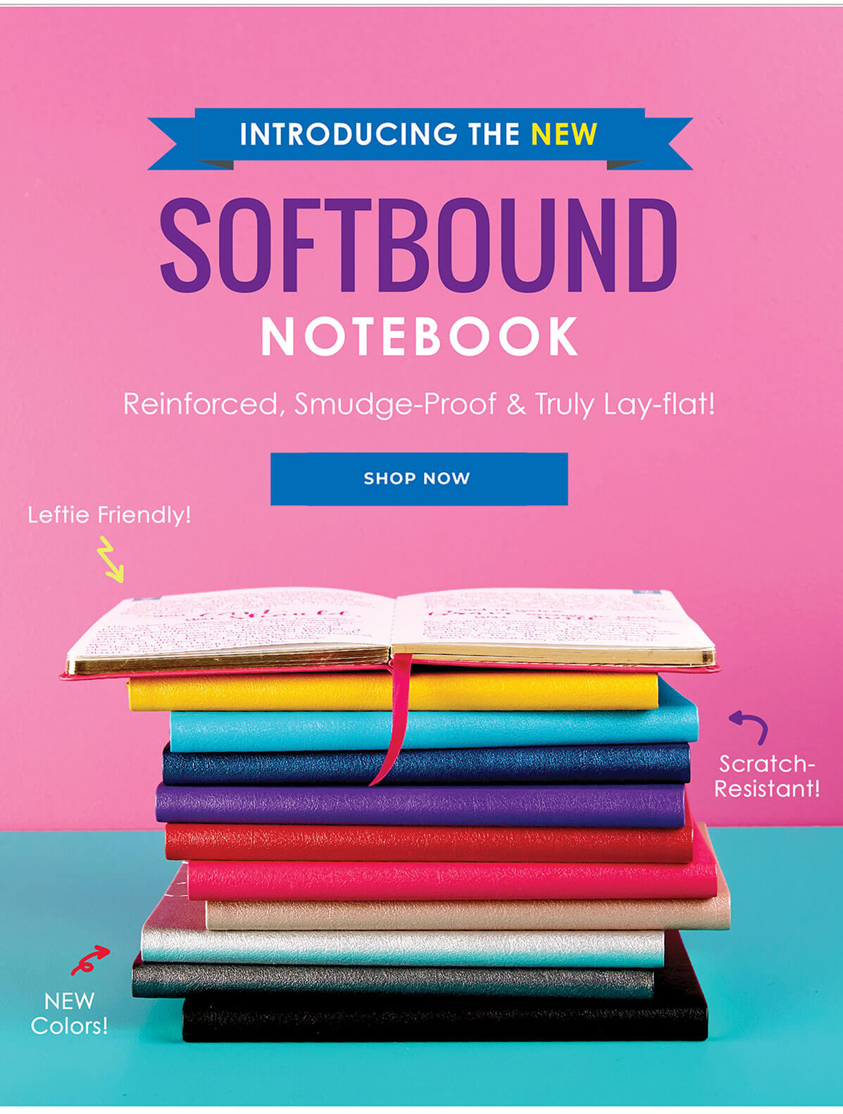 Erin Condren: Introducing the NEW Lay-Flat Softbound Notebook! | Milled