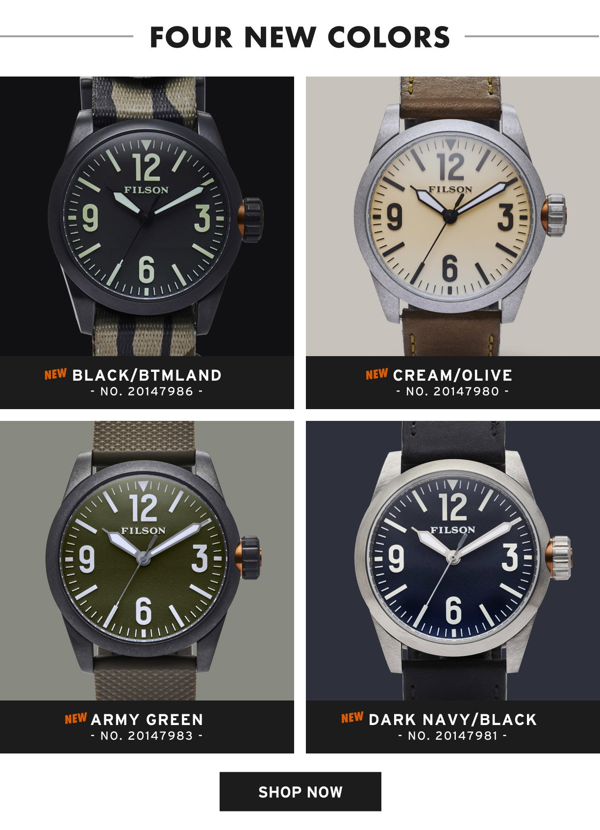 Filson: Field Watch Now In New Colors | Milled