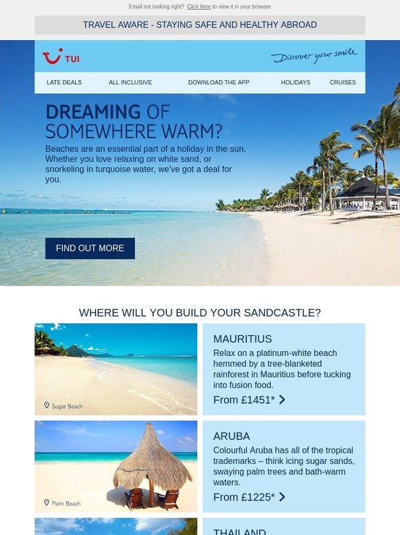 TUI: Revealed – the best beaches in the world ⛱ | Milled