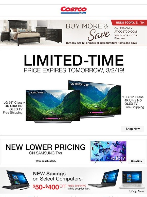 Costco: Promotions ending TODAY.....TOMORROW & SUNDAY! | Milled