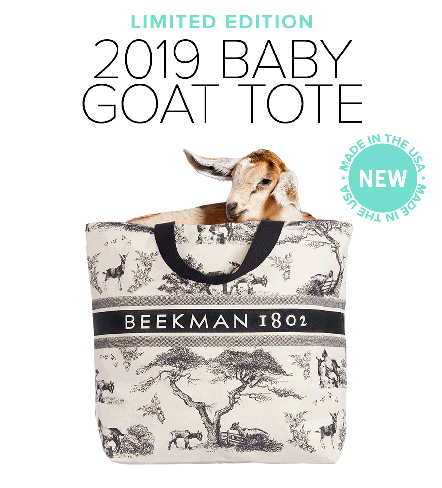 Beekman 1802: The 2019 Goat Tote Has Arrived! | Milled