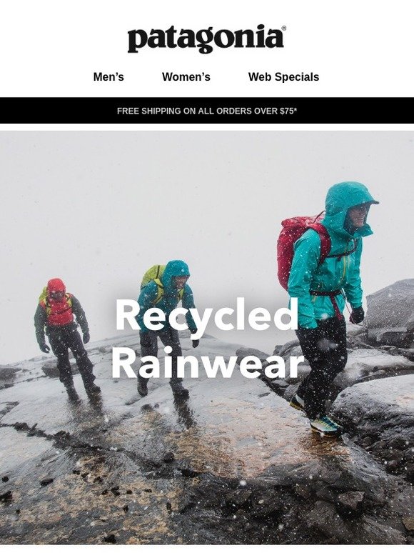 Patagonia: Repels water. Recycles waste. | Milled