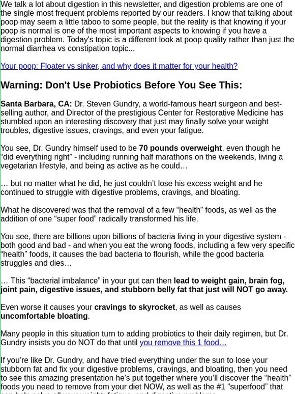 Dumbbell Routines: your POOP: floater vs. sinker + what it means | Milled