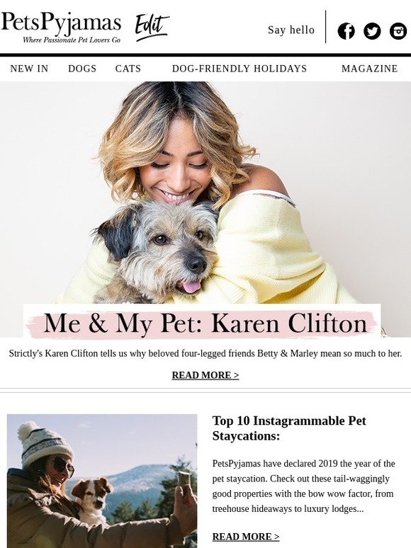 PetsPyjamas: Exclusive interview: Strictly's Karen Clifton with Betty ...