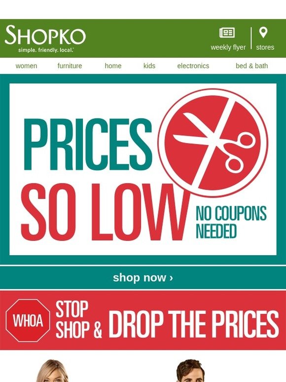 Shopko: Shop clothing at WHOA SO LOW prices! | Milled