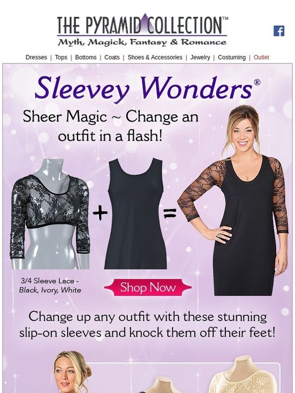 Pyramid Collection: Make Any Outfit Enchanting with Sleevey Wonders ...