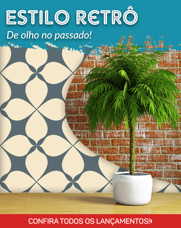 Papel na Parede: Estilo Retrô | Faça a diferença na sua decoração! | Milled