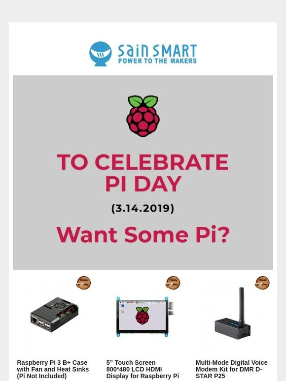 SainSmart: Happy Pi Day. (Rewards for Pi ending! ) | Milled