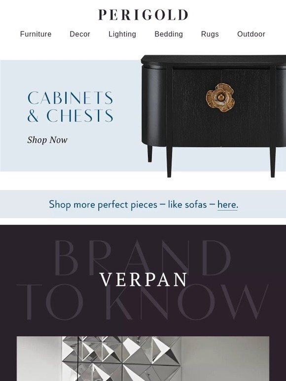 Perigold: Cabinets & chests that speak to style. (With free shipping ...