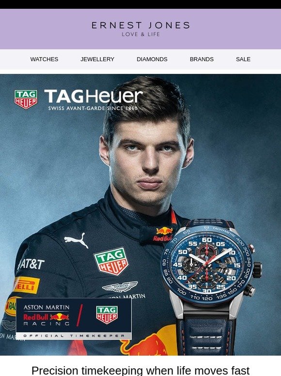 Ernest Jones: TAG Heuer | Get ready for an adventure at 200mph | Milled