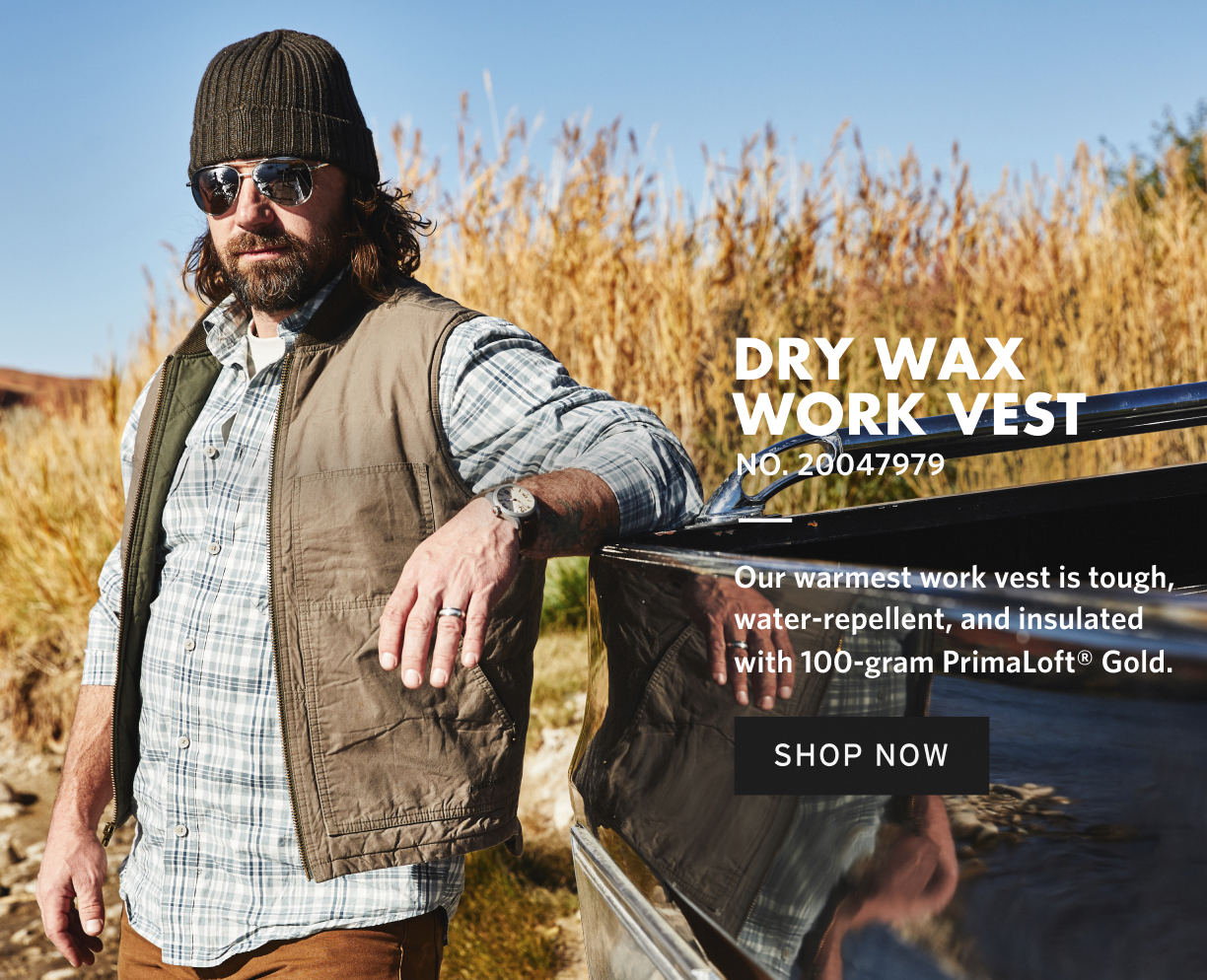Filson: Rough & Rugged Outdoor Vests | Milled