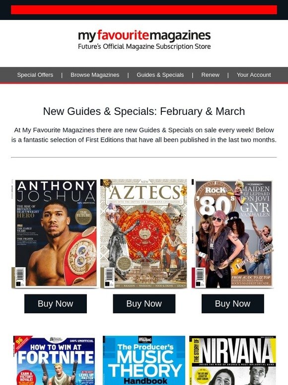 My Favourite Magazines: Take a look at these brand new Guides ...