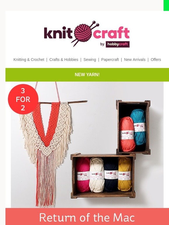 Hobbycraft: NEW Yarns & Patterns! | Milled