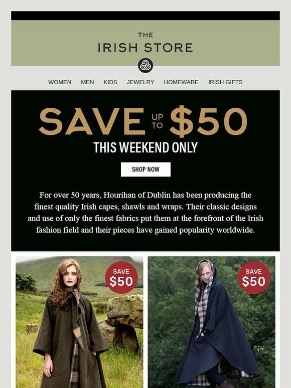 The Irish Store: Who Is Hourihan? Find Out Now And Save $50 Today! | Milled