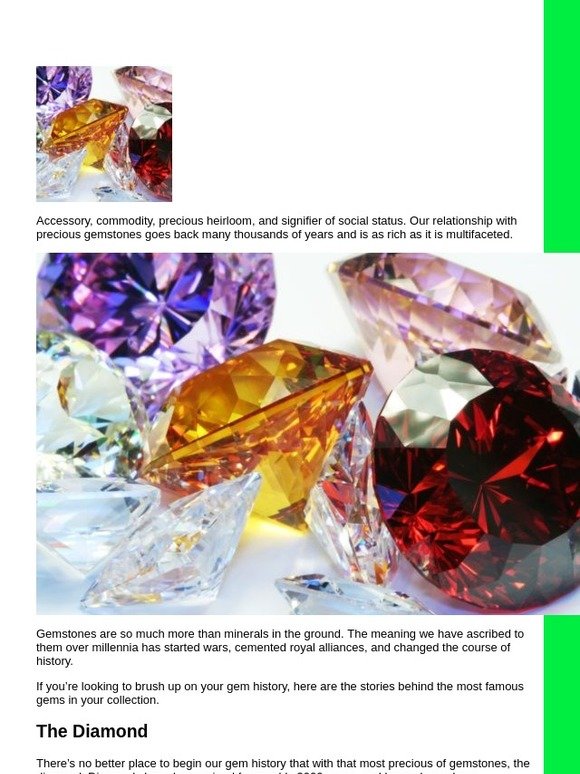 Steal The Style: The Fascinating History Behind Those Famous Gems in ...