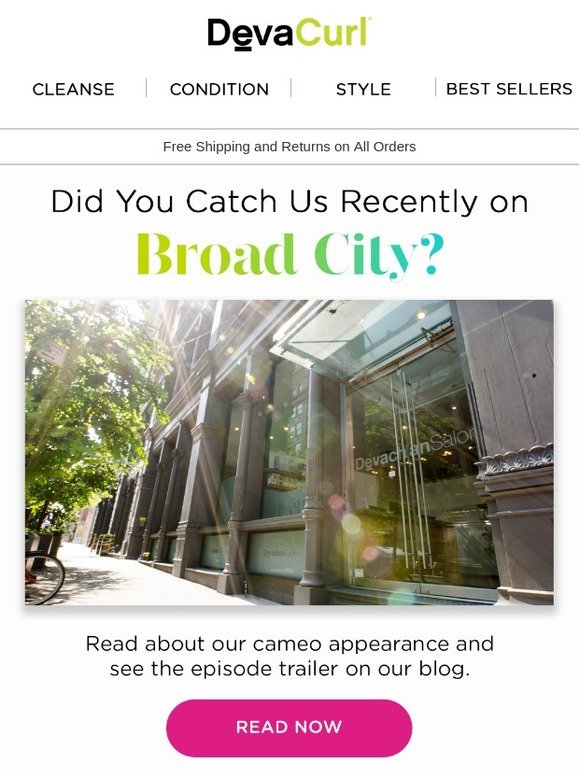 Devacurl: Spotted on Broad City: Devachan Salon! | Milled