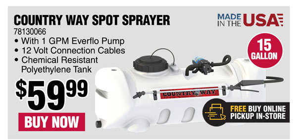 Rural King: We Are Your Sprayer Headquarters! | Milled